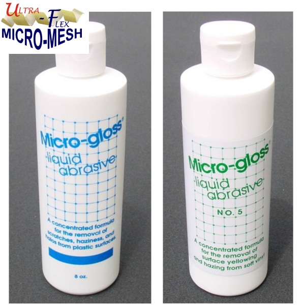 Micro-Mesh Gloss Fine Liquid Abrasives 1 Micron or 5 Micron for plastic ...